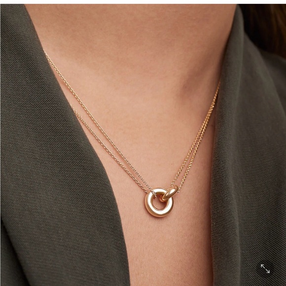 Mejuri | Jewelry | Mejuri Vermeil Linked Necklace | Poshmark